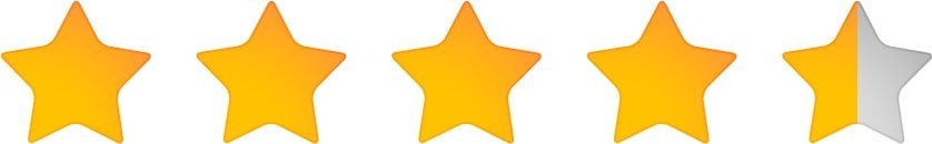 four-half-star-rating-illustration | Wellue Blog