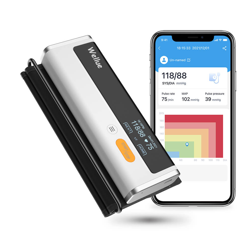 bluetooth blood pressure monitor with EKG | Wellue Blog